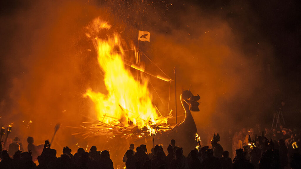 How to take photos of Shetland Fire Festivals | NorthLink Ferries